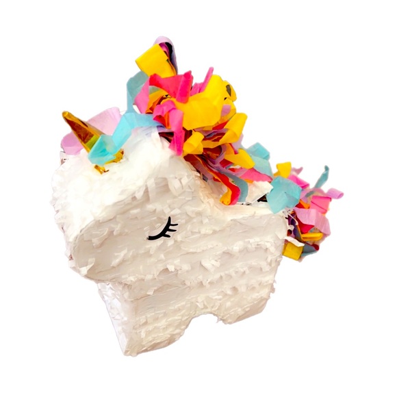 Other | Extra Small White Unicorn Birthday Party Pinata 6 X 6 X 3 ...